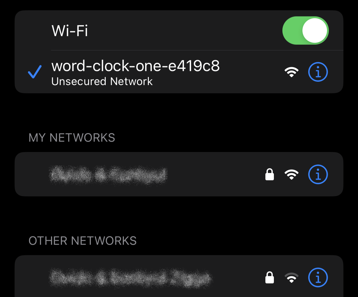 Setting Up | Word Clock One